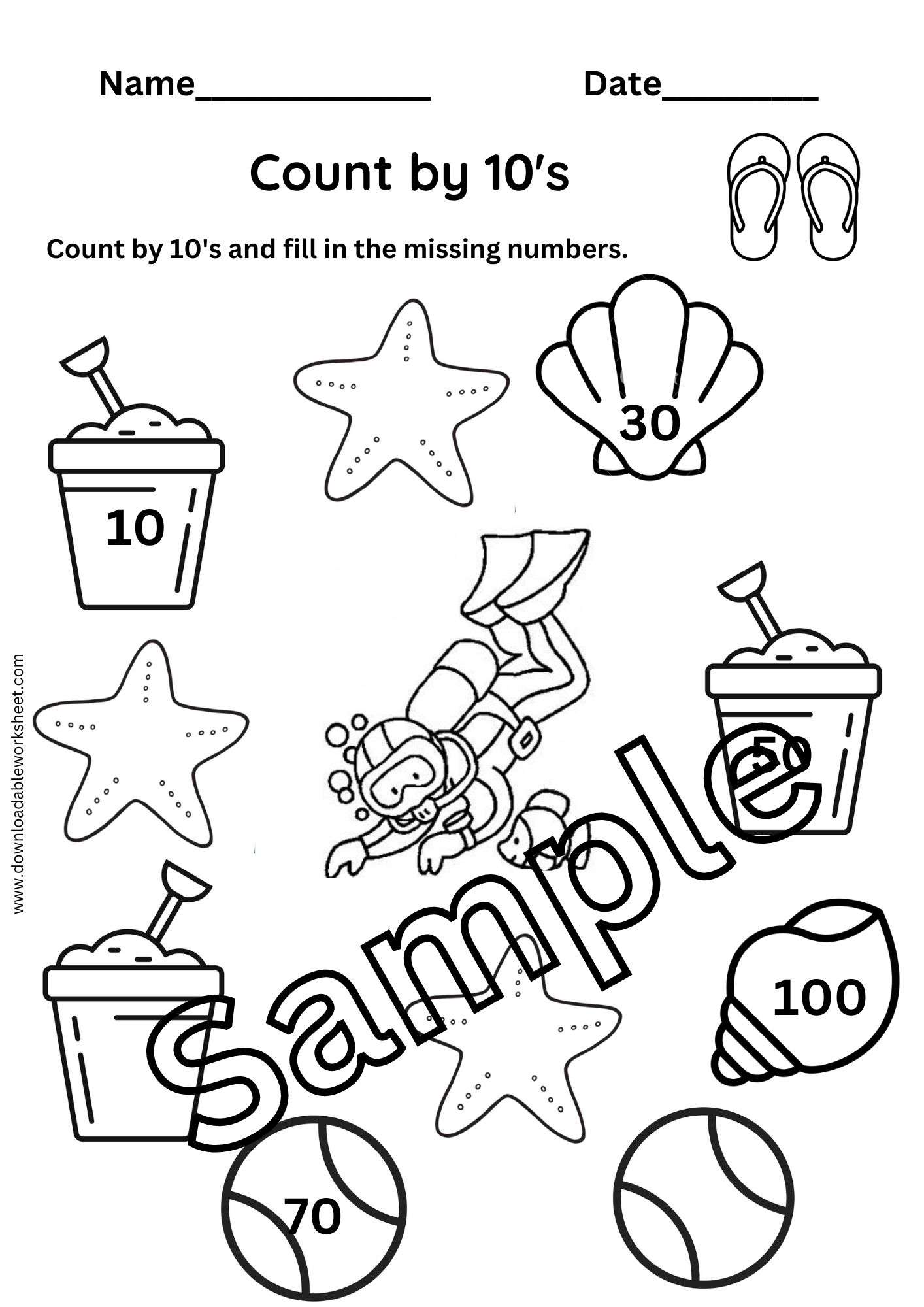 Summer Vacation Homework for Kindergarten Grade 1
