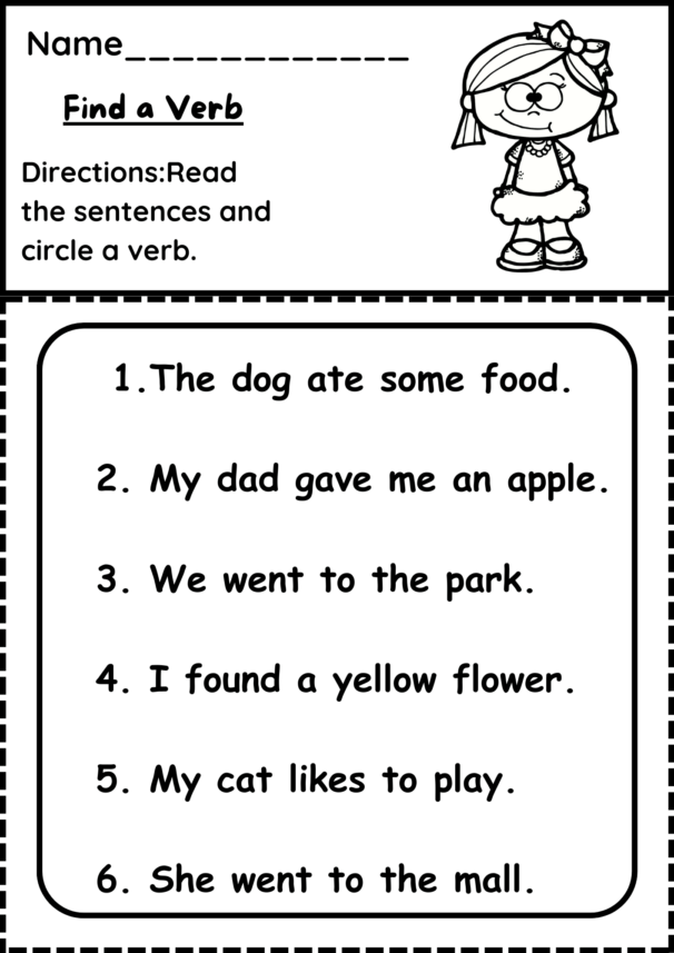 Verb Worksheet Pdf Bundle verb-worksheet-pdf-bundle