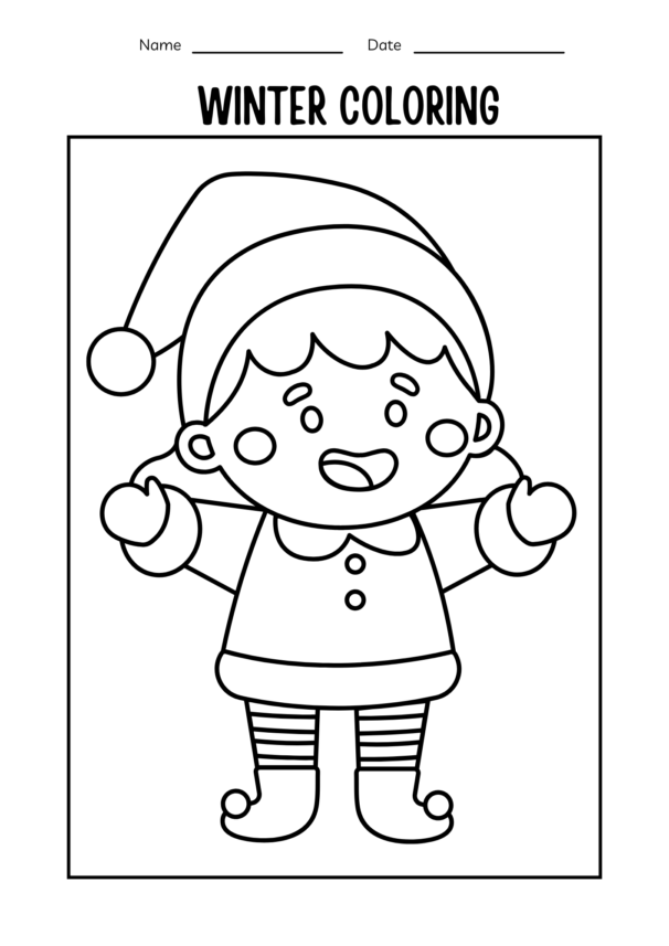 Winter Coloring Pages