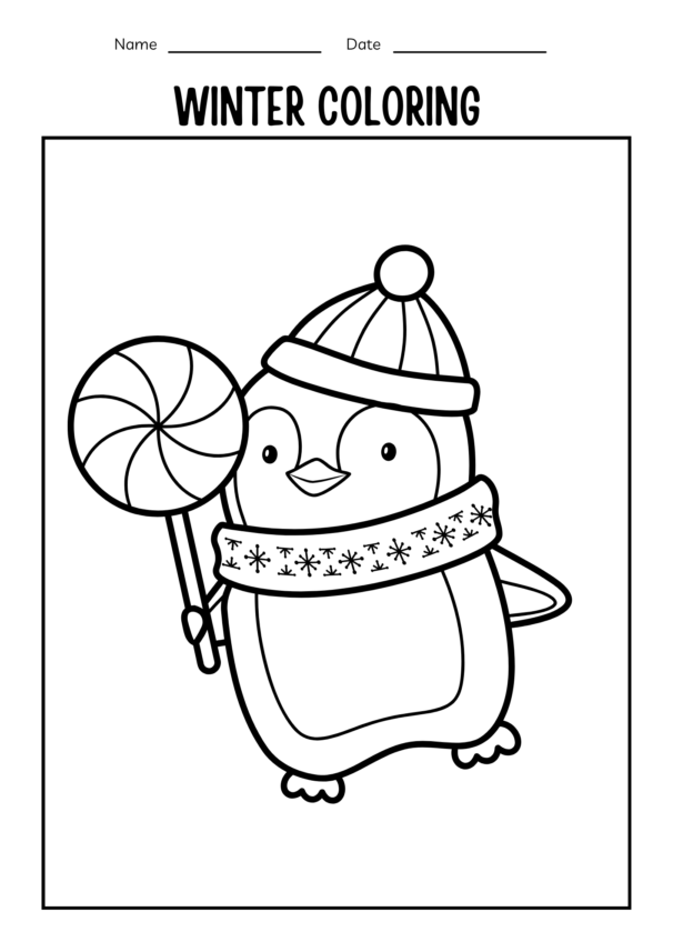 Winter Coloring Pages